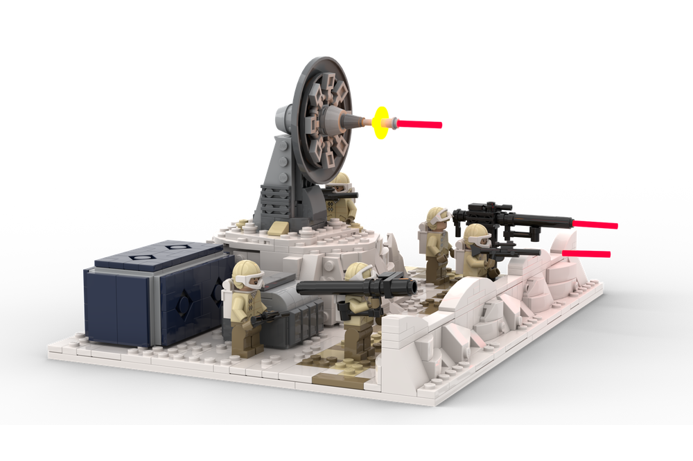 Lego Moc Sw Episode 5 Battle On Hoth Rebel Trench With The Laser 14 Fd