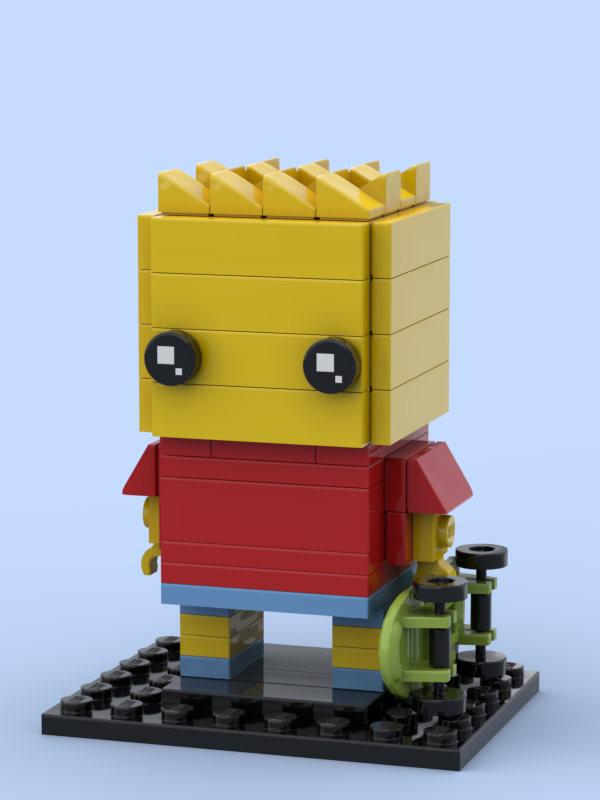 LEGO MOC Bart Simpson by Tobdi | Rebrickable - Build with LEGO