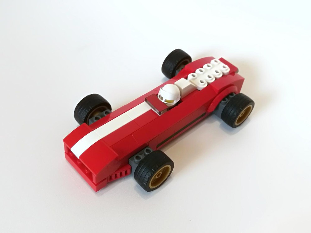 LEGO MOC Vintage Racing Car by tombert2 | Rebrickable - Build with LEGO
