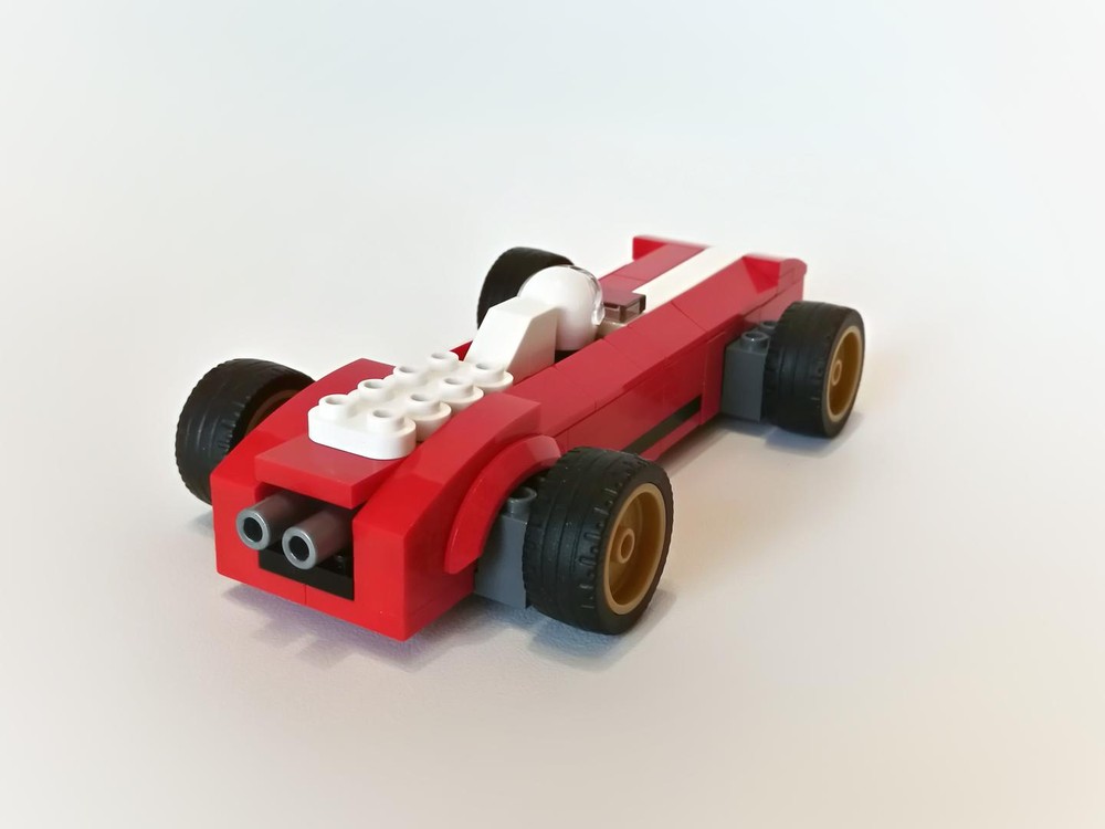 LEGO MOC Vintage Racing Car by tombert2 | Rebrickable - Build with LEGO