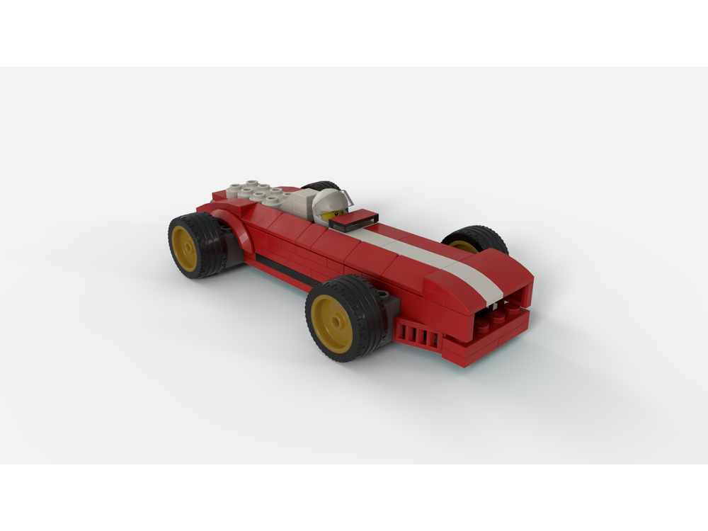 LEGO MOC Vintage Racing Car by tombert2 | Rebrickable - Build with LEGO
