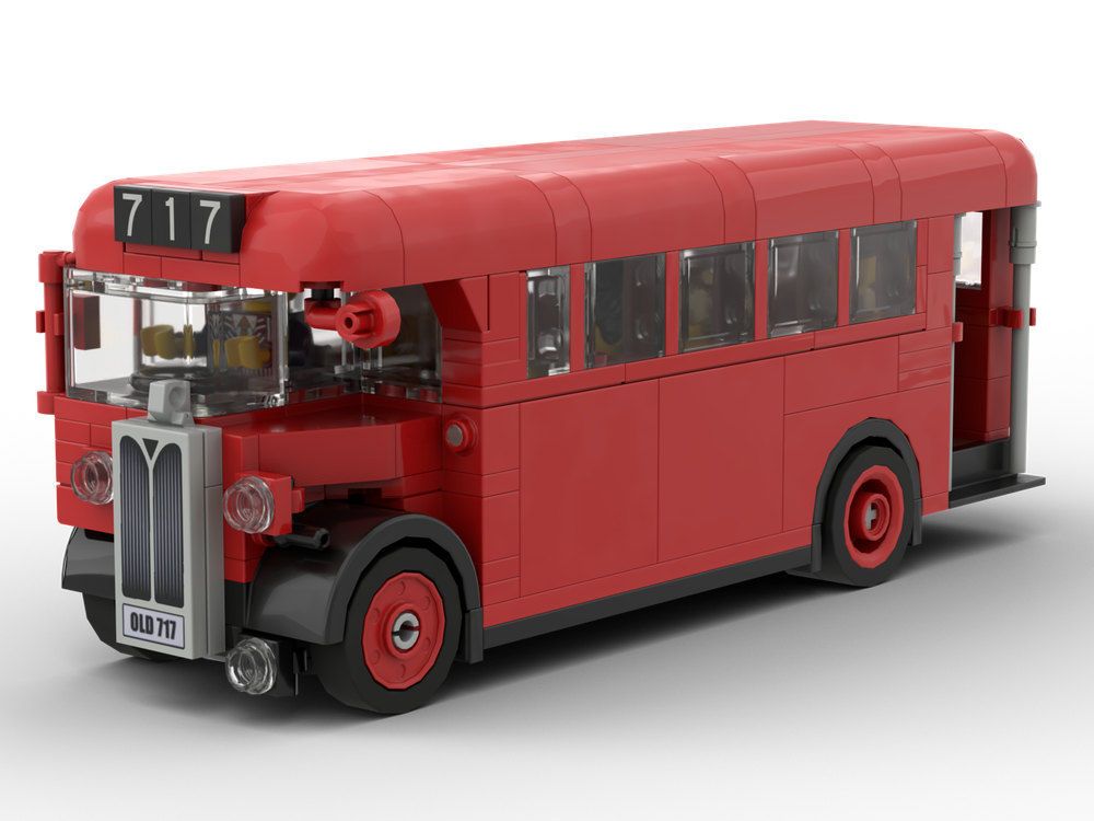 LEGO MOC Vintage British Bus by Dongeraldo | Rebrickable - Build with LEGO