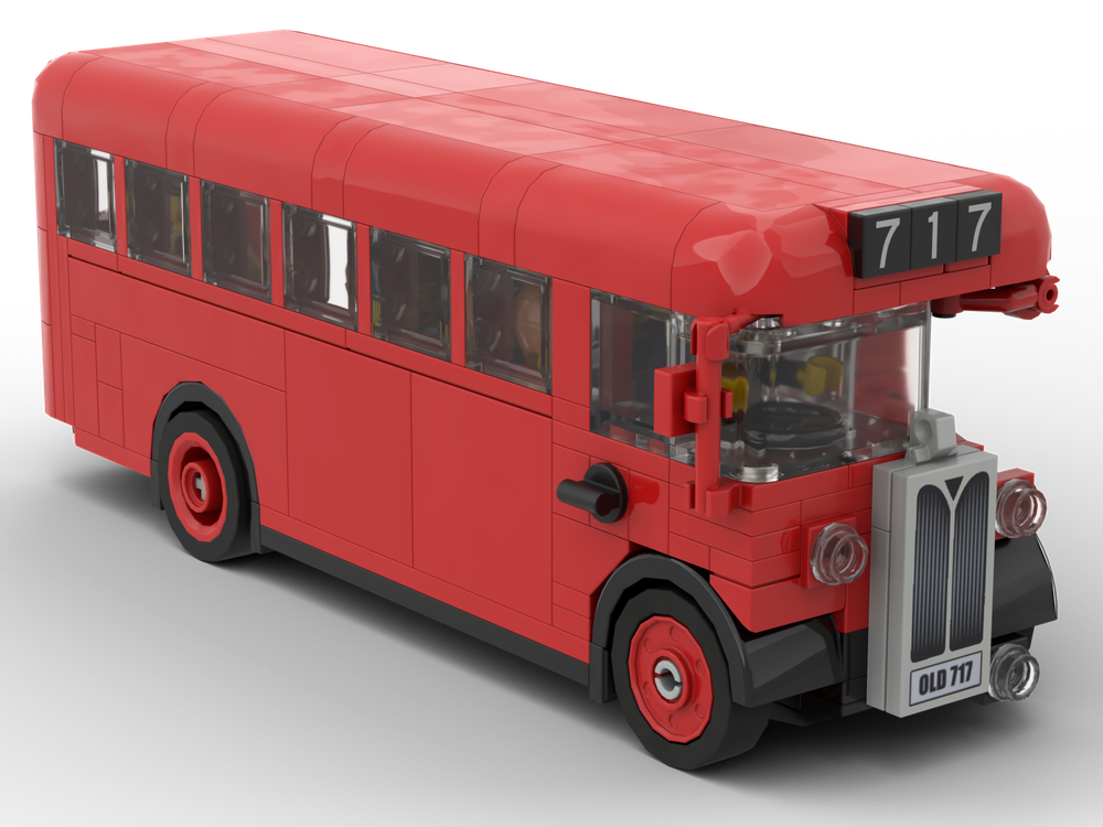 LEGO MOC Vintage British Bus by Dongeraldo | Rebrickable - Build with LEGO