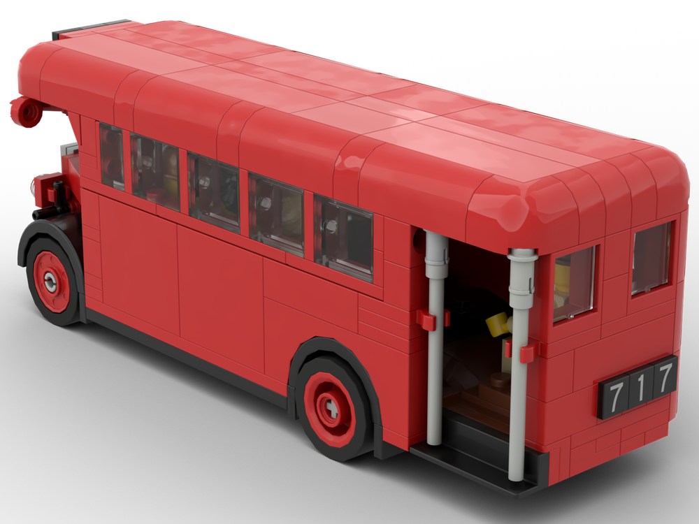LEGO MOC Vintage British Bus by Dongeraldo | Rebrickable - Build with LEGO