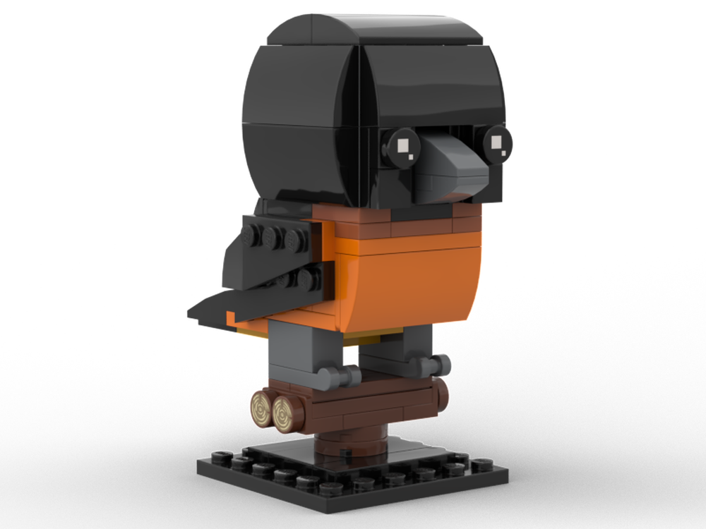 LEGO MOC-168985 Baltimore Oriole: Birdheadz by OrchardBuilds ...