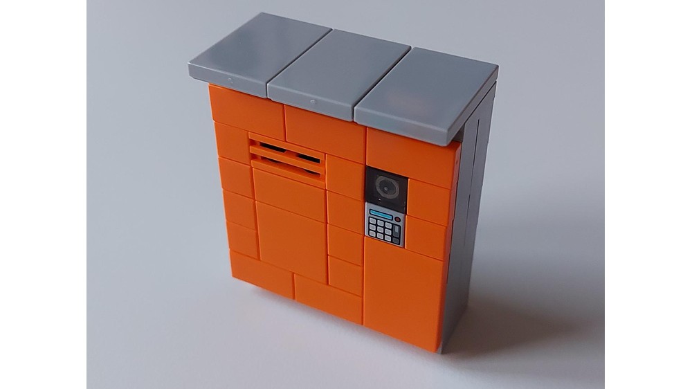 LEGO MOC Parcel Locker by Tiny Bricks | Rebrickable - Build with LEGO