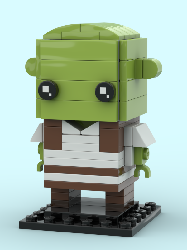 LEGO MOC Shrek Brickheadz by Tobdi | Rebrickable - Build with LEGO