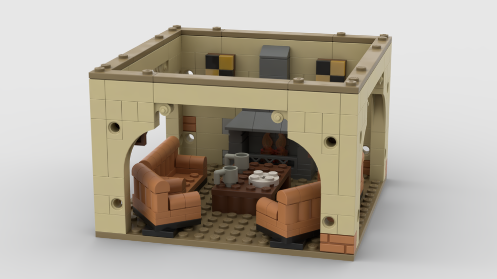 LEGO MOC Hufflepuff Common Room by utilitypie | Rebrickable - Build ...