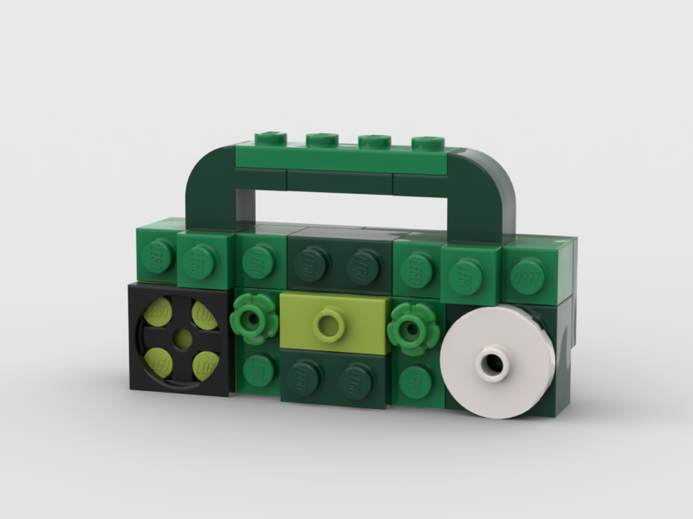 LEGO MOC Boombox (11007) by kemubrix | Rebrickable - Build with LEGO