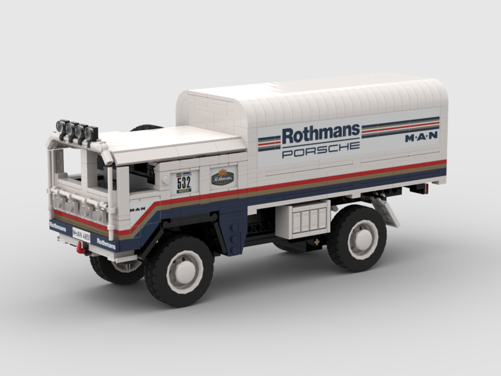 LEGO MOC-169005 1984 MAN KAT 4x4 Rothmans Porsche by MdenBoer ...