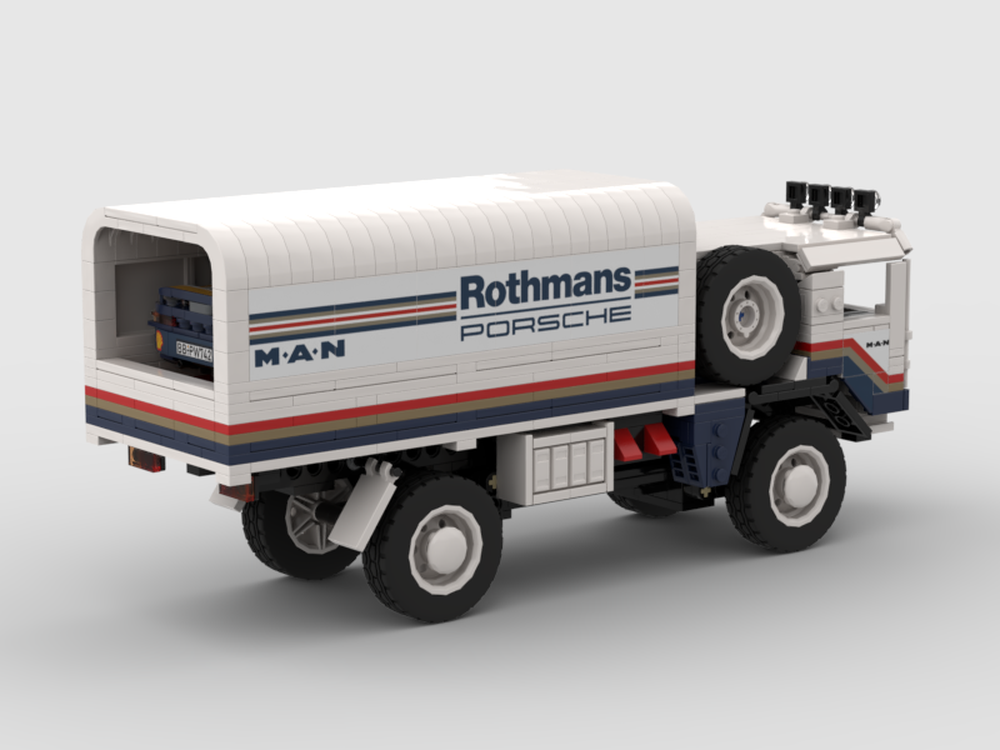 LEGO MOC 1984 MAN KAT 4x4 Rothmans Porsche by MdenBoer | Rebrickable ...