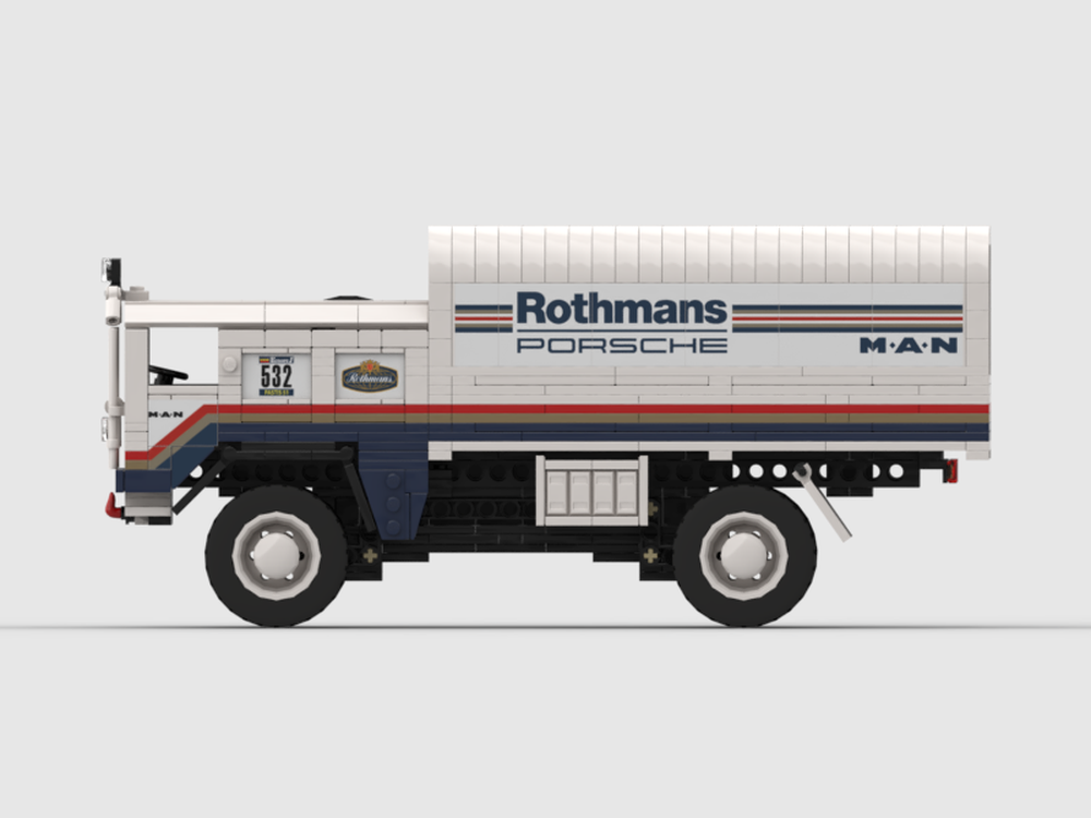 LEGO MOC 1984 MAN KAT 4x4 Rothmans Porsche by MdenBoer | Rebrickable ...