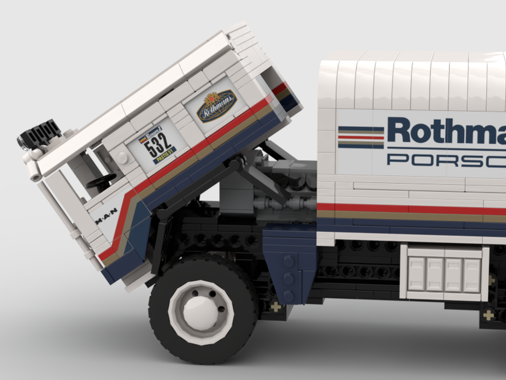 LEGO MOC 1984 MAN KAT 4x4 Rothmans Porsche by MdenBoer | Rebrickable ...