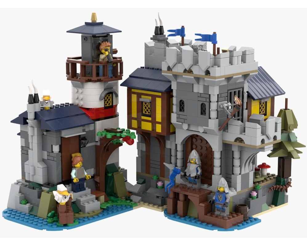 LEGO MOC Stormwatch Isle - Medieval Castle by MIJbricks | Rebrickable ...