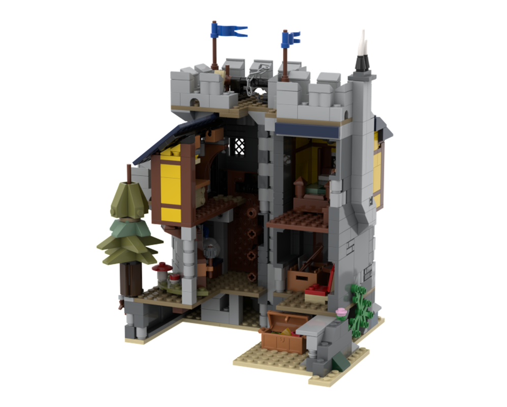 LEGO MOC Stormwatch Isle - Medieval Castle by MIJbricks | Rebrickable ...