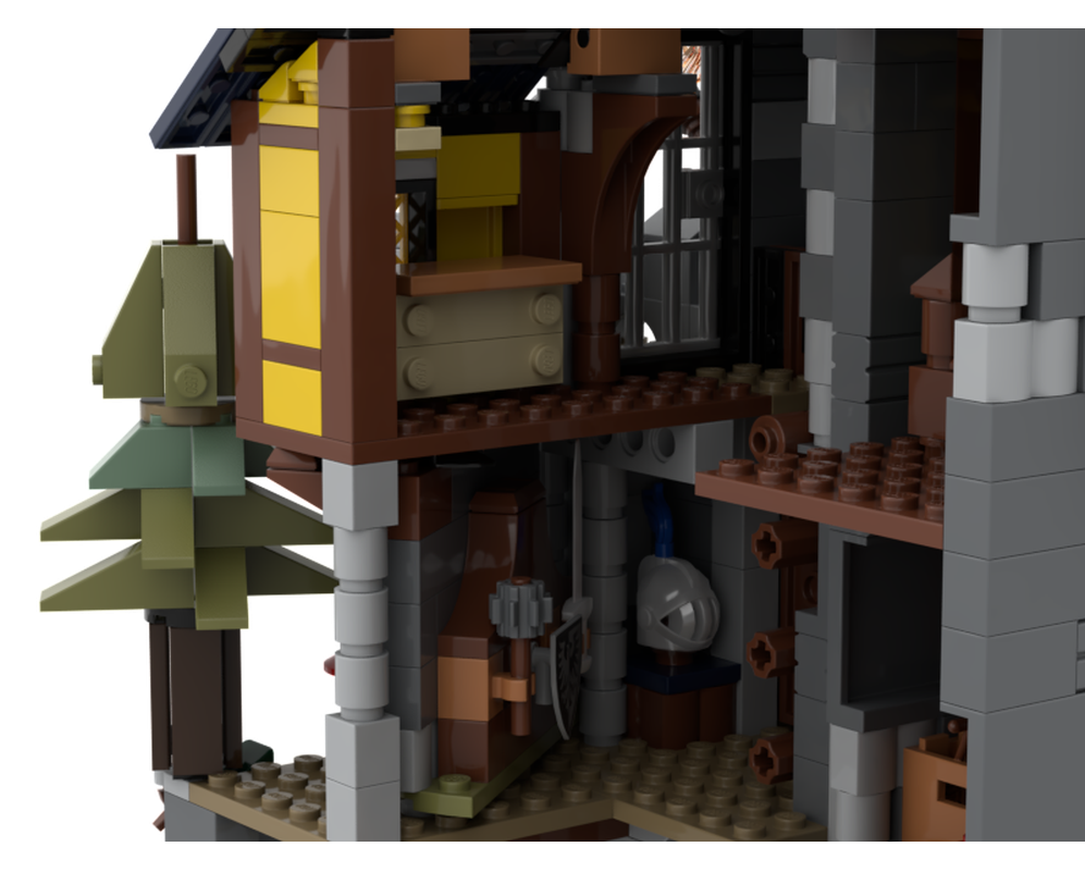 LEGO MOC Stormwatch Isle - Medieval Castle by MIJbricks | Rebrickable ...