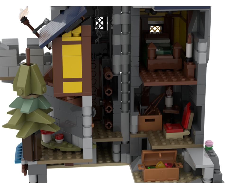 LEGO MOC Stormwatch Isle - Medieval Castle by MIJbricks | Rebrickable ...