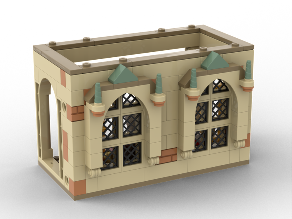 LEGO MOC Hogwarts Gryffindor Dorm (modular) by Nico2301 | Rebrickable ...