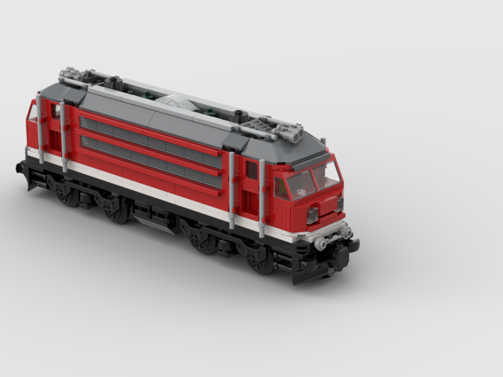 LEGO MOC Red cargo diesel locomotive by FloNE | Rebrickable - Build ...