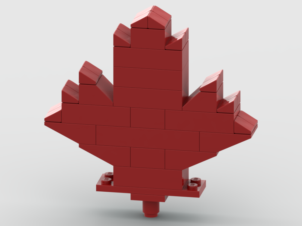 LEGO MOC Maple leaf by brickboy1™️ | Rebrickable - Build with LEGO