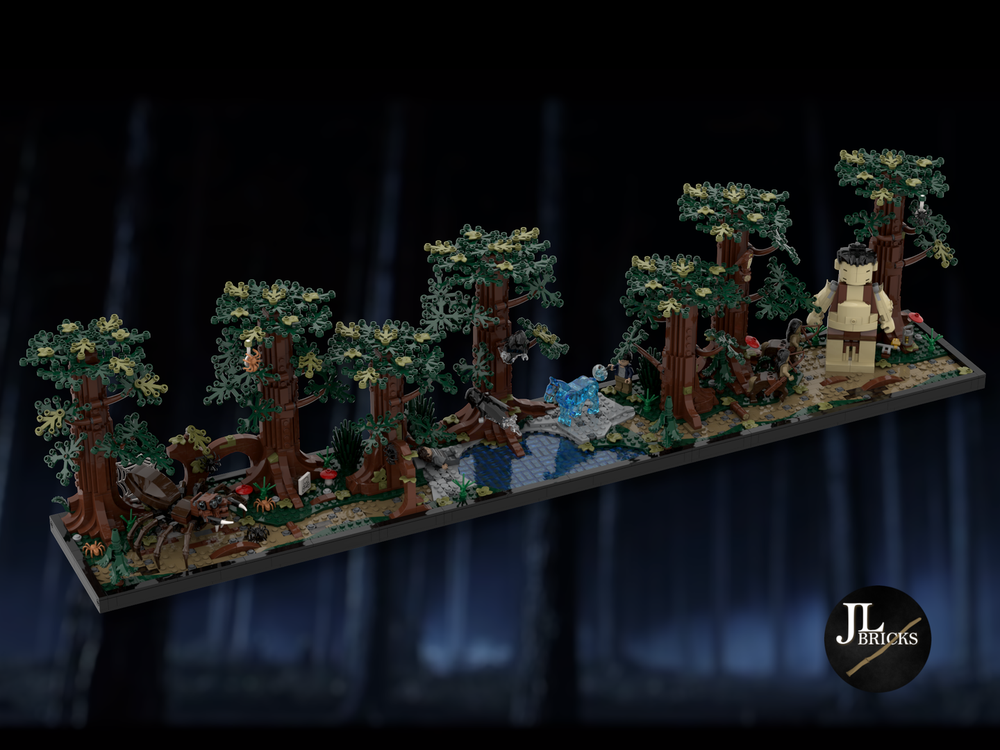 LEGO MOC Forbidden Forest Scenery by JL.Bricks | Rebrickable - Build ...