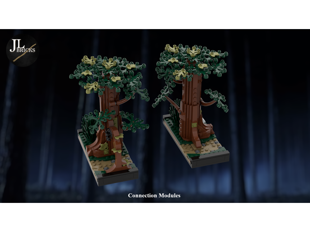 LEGO MOC Forbidden Forest Scenery by JL.Bricks | Rebrickable - Build ...