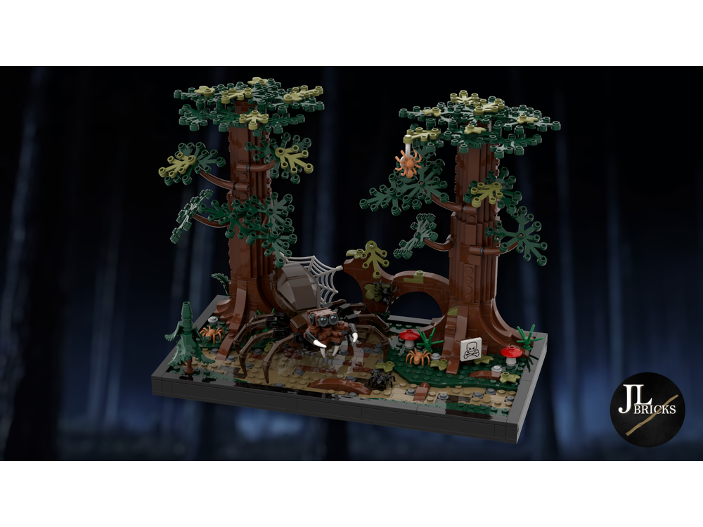 LEGO MOC Forbidden Forest Scenery by JL.Bricks | Rebrickable - Build ...