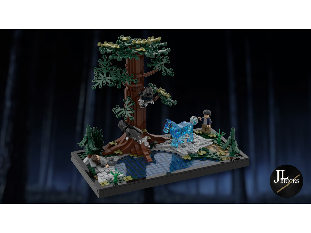 LEGO MOC Forbidden Forest Scenery by JL.Bricks | Rebrickable - Build ...