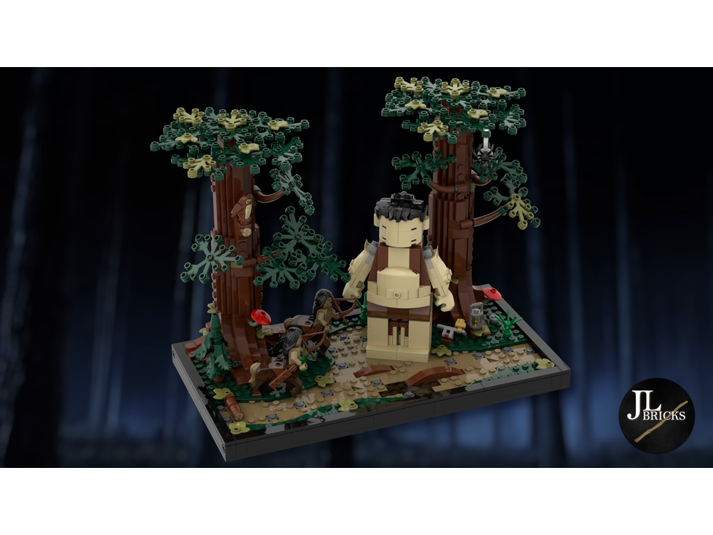 LEGO MOC Forbidden Forest Scenery by JL.Bricks | Rebrickable - Build ...