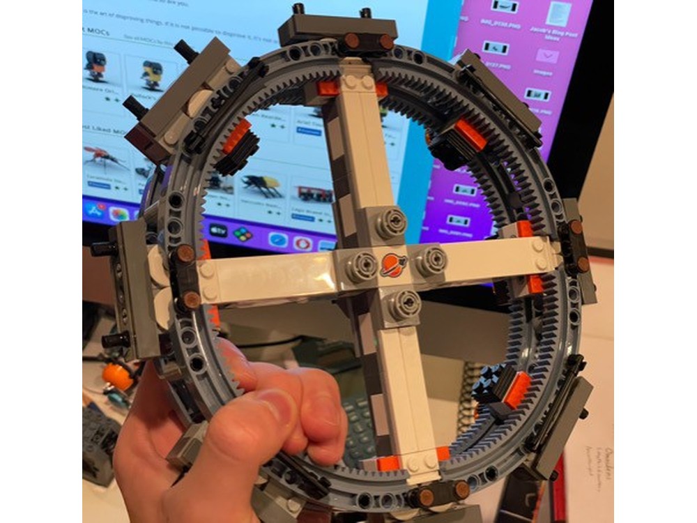 LEGO MOC Modular Space Station 60433 Truss Modification by ...