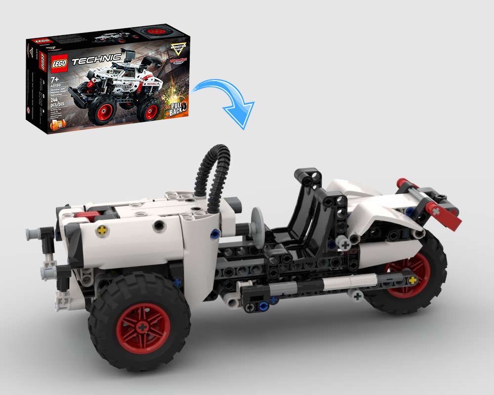 LEGO MOC Morgan Three Wheeler 42150 Alternative by ErikGS | Rebrickable ...