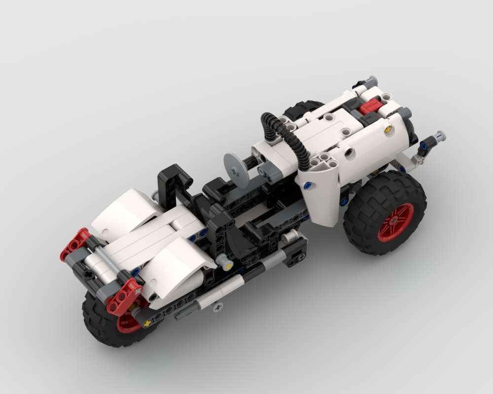 Lego Moc Morgan Three Wheeler 42150 Alternative By Erikgs Rebrickable