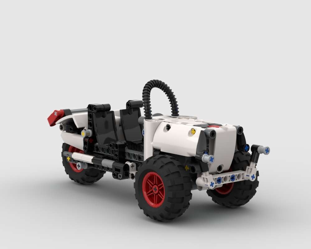 Lego Moc Morgan Three Wheeler 42150 Alternative By Erikgs Rebrickable