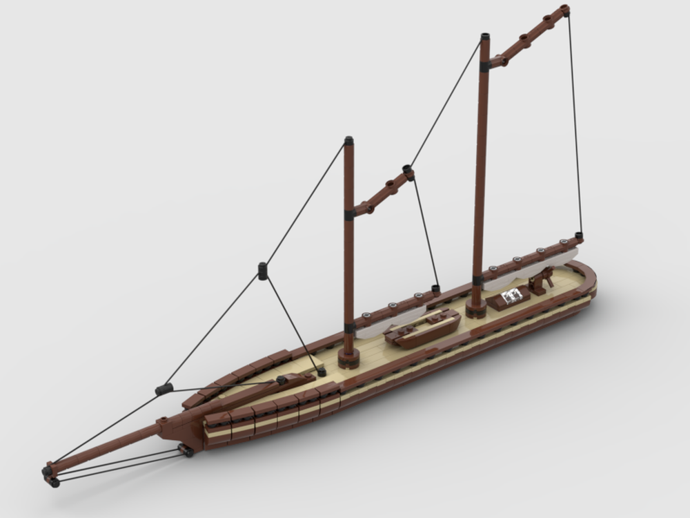 LEGO MOC Schooner by The__MOC__dude | Rebrickable - Build with LEGO