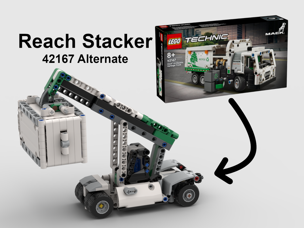 LEGO MOC Reach Stacker (42167) by ConstructionsByDonat | Rebrickable ...