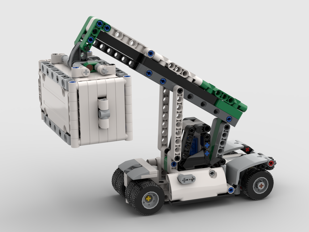 Lego Moc Reach Stacker 42167 By Constructionsbydonat Rebrickable