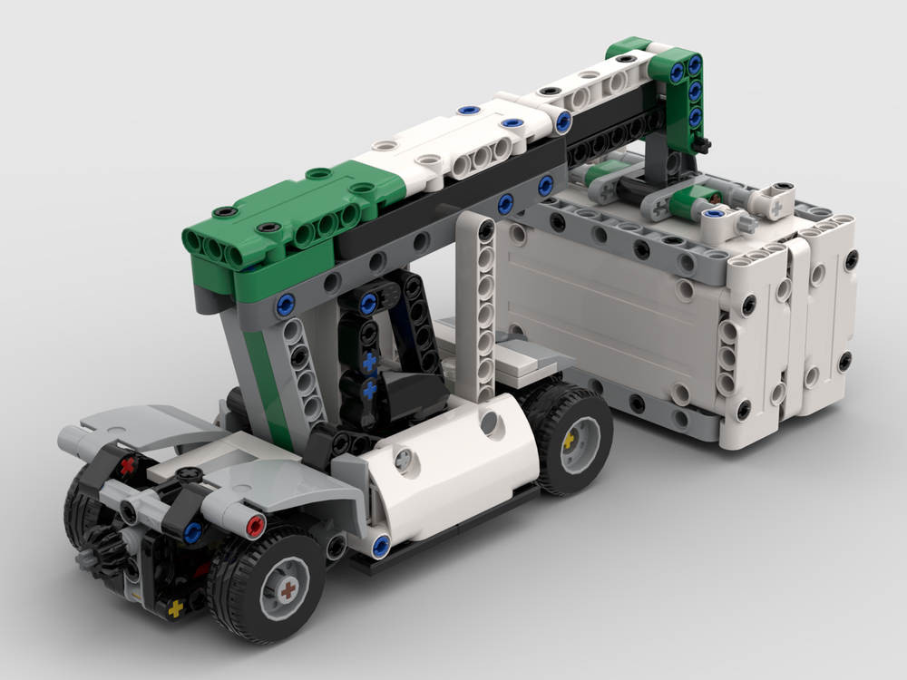 Lego Moc Reach Stacker 42167 By Constructionsbydonat Rebrickable