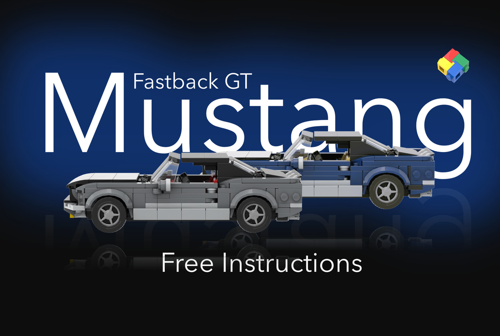 LEGO MOC 1967 Ford Mustang Fastback GT by HeadlightBricks | Rebrickable ...