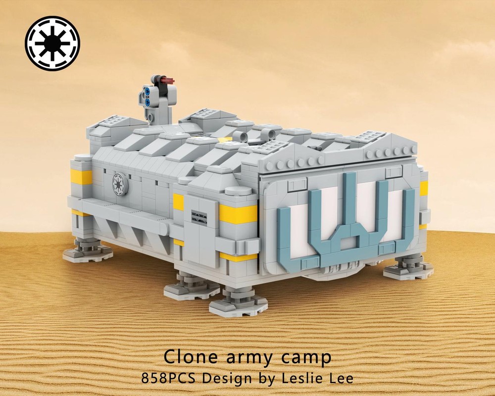 LEGO MOC Clone Army Camp（Link RHO shuttle） by LeslieLee | Rebrickable ...