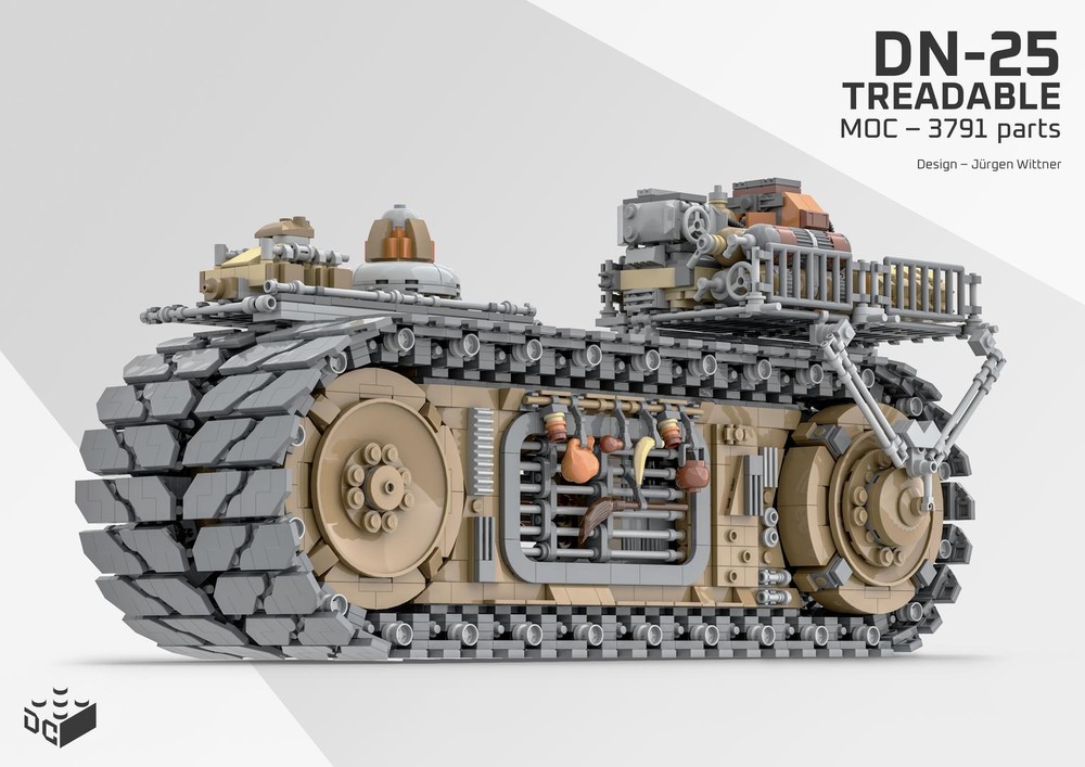 LEGO MOC DN-25 Treadable MOC by five_dc | Rebrickable - Build with LEGO