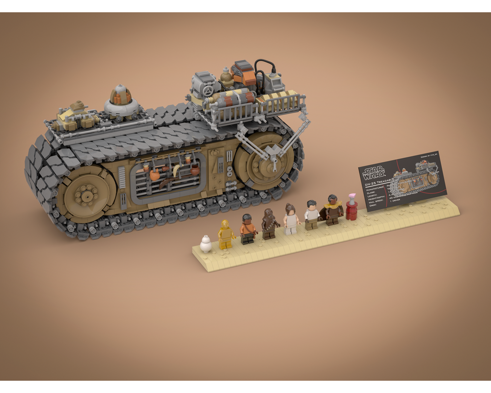 LEGO MOC DN-25 Treadable MOC by five_dc | Rebrickable - Build with LEGO