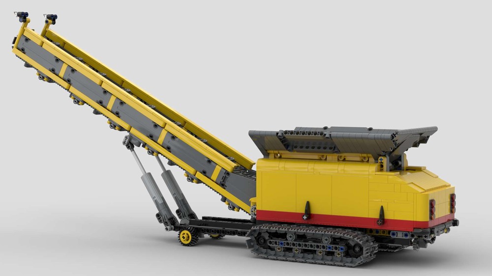 LEGO MOC Self Propelling Hopper Feeder Conveyor by BKu | Rebrickable ...