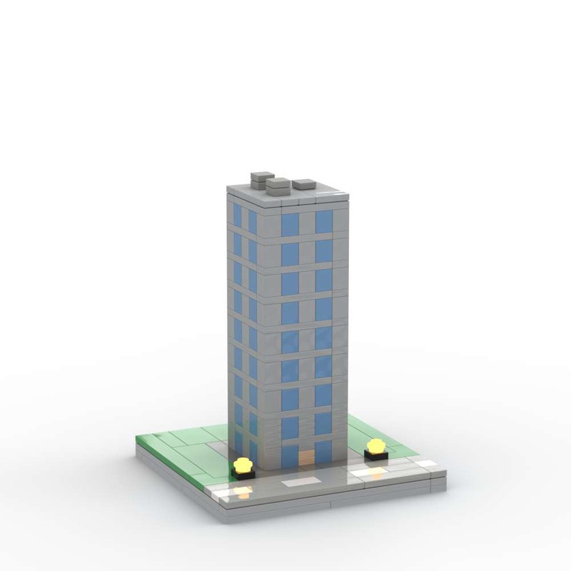 LEGO MOC Mini Skyscraper by Txizu | Rebrickable - Build with LEGO