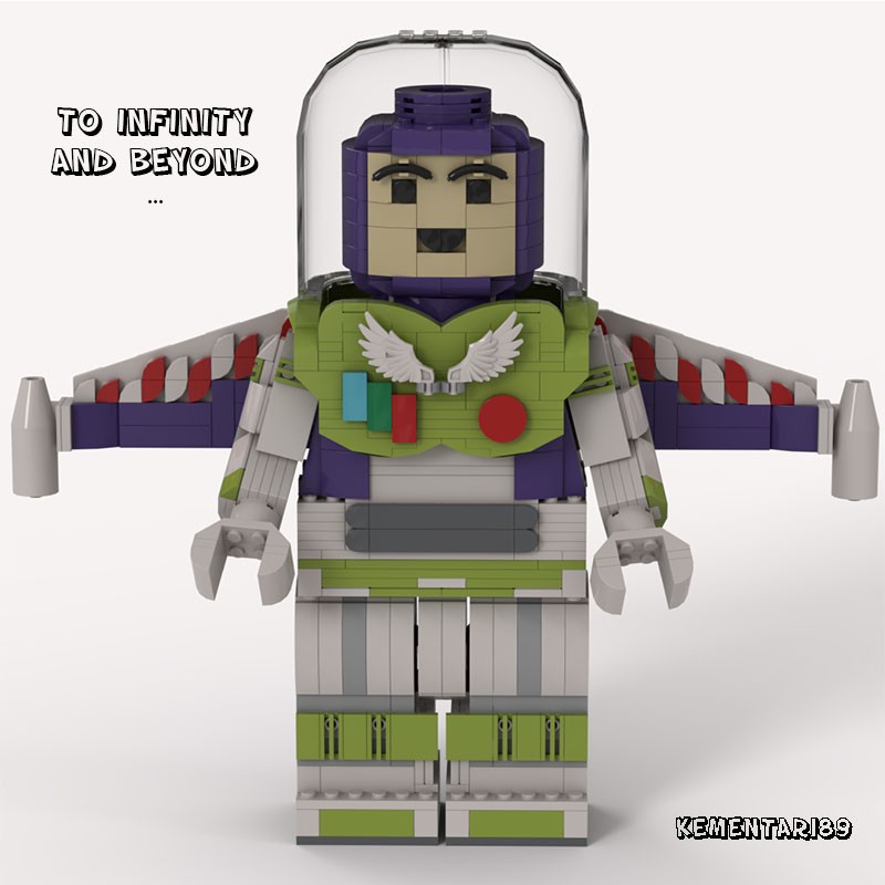 LEGO MOC Maxifigure Buzz Lightyear by kementari | Rebrickable - Build with LEGO
