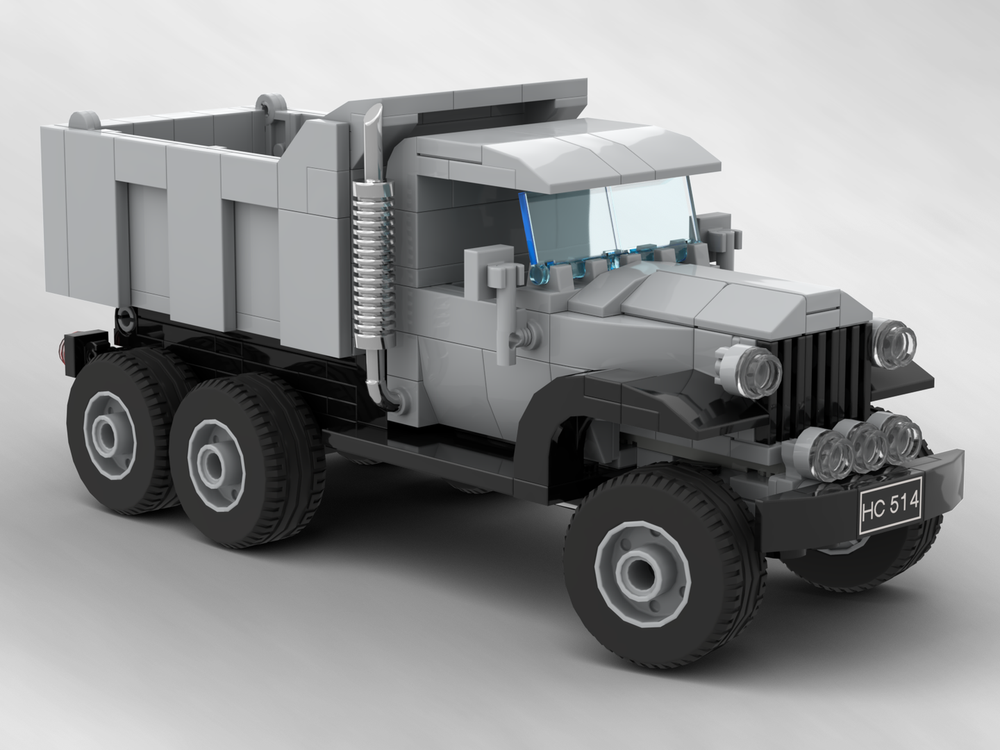 LEGO MOC 1940s 6x6 Dump Truck by Dongeraldo | Rebrickable - Build with LEGO