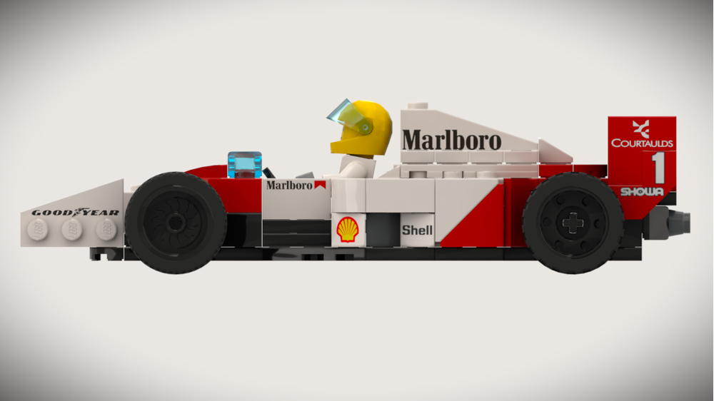 LEGO MOC McLaren MP4/5 - Formula One 1989 - Ayrton Senna, Alain Prost ...