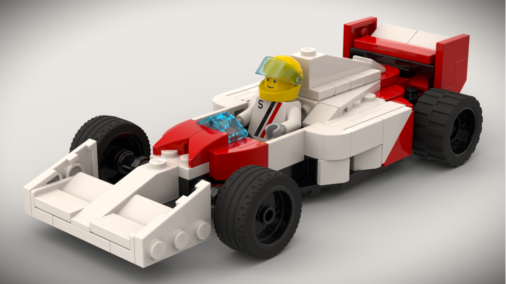 LEGO MOC McLaren MP4/5 - Formula One 1989 - Ayrton Senna, Alain Prost ...