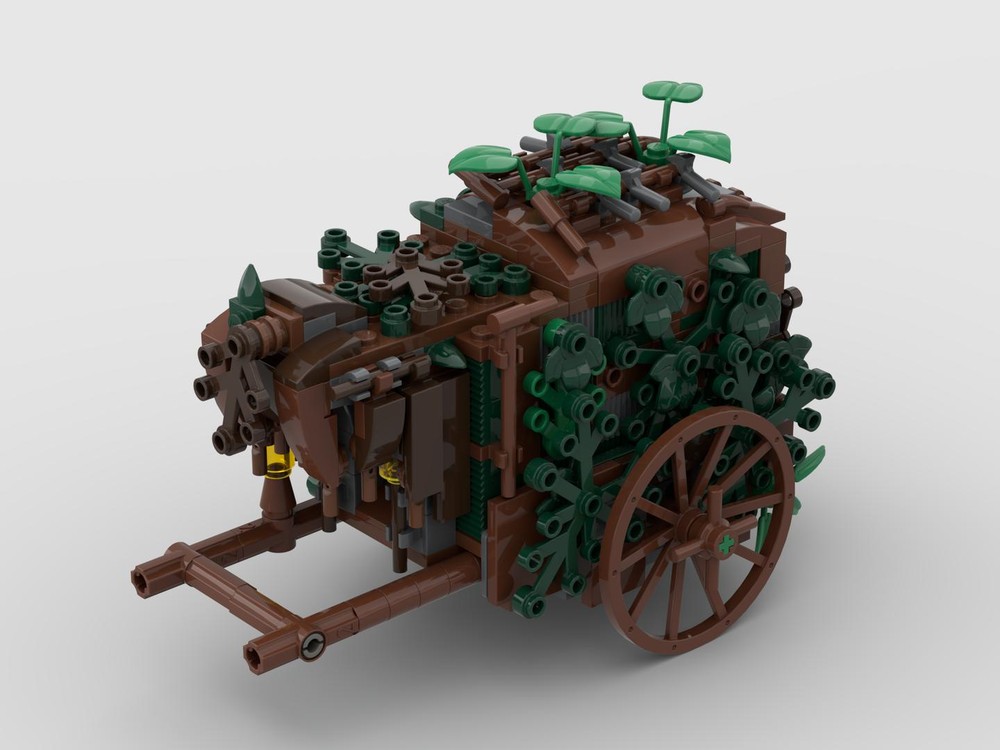 LEGO MOC Harfoot's wagon by BelzeeBub | Rebrickable - Build with LEGO