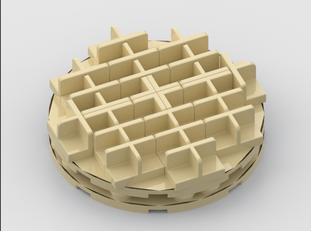 LEGO MOC waffle by nibman_bricks | Rebrickable - Build with LEGO