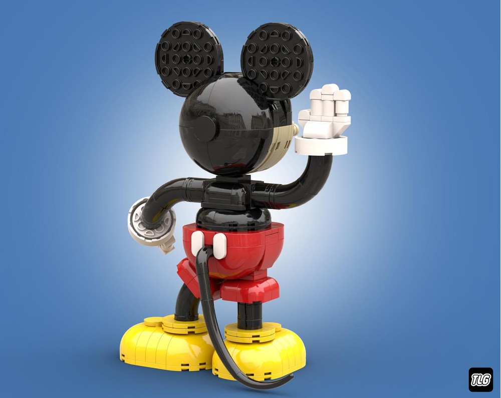 Lego Moc Mickey Mouse By Tlg Rebrickable Build With Lego